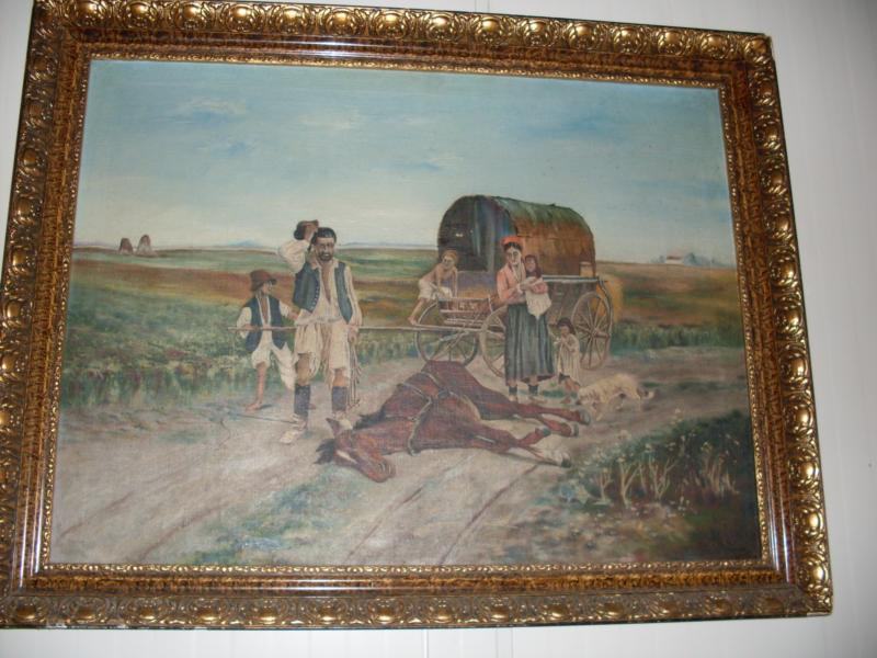 Mikun - Cigánska rodina pri mŕtvom koni | eAntik.sk