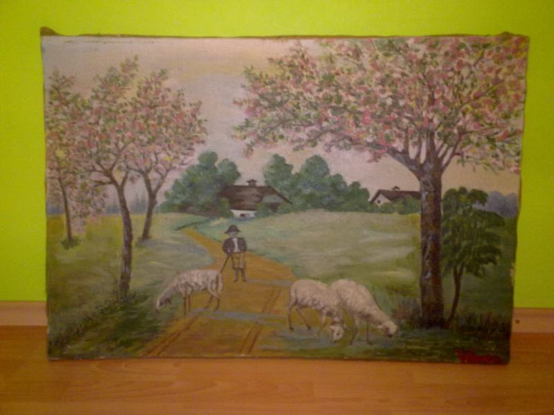 Neidentifikovaný autor - Pastier oviec | eAntik.sk