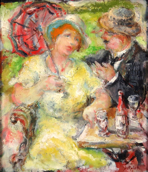 Július Jakoby - V parku | eAntik.sk