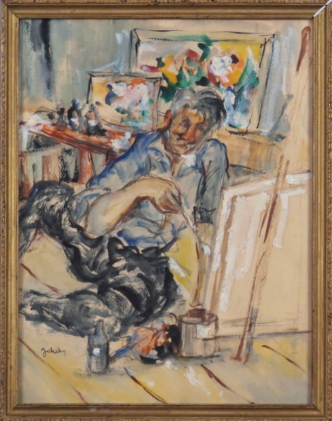 Július Jakoby - V ateliéri | eAntik.sk