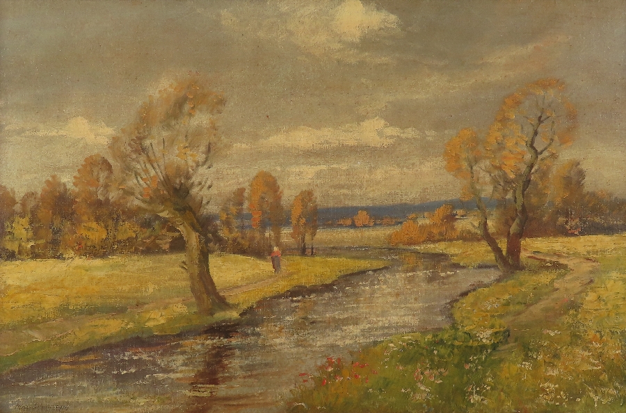 Maximilián Schurmann - Krajina pri Nitre | eAntik.sk