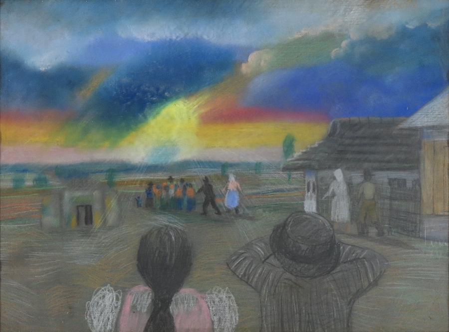 Imrich Oravecz - Pútnici | Aukčná spoločnosť DARTE