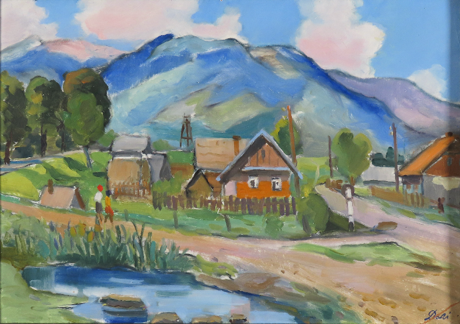 Neidentifikovaný autor - Dedina | eAntik.sk