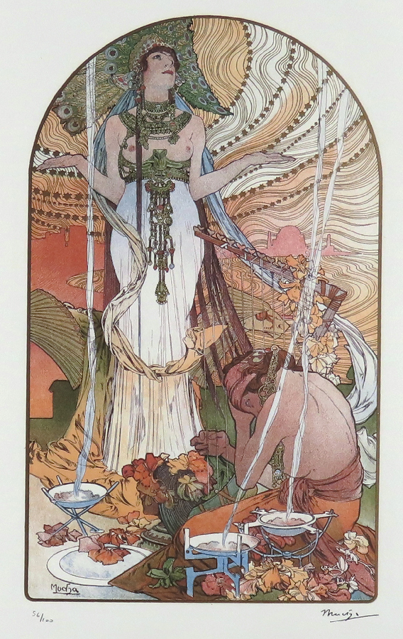 Alfonz Mucha - Stojaca | eAntik.sk