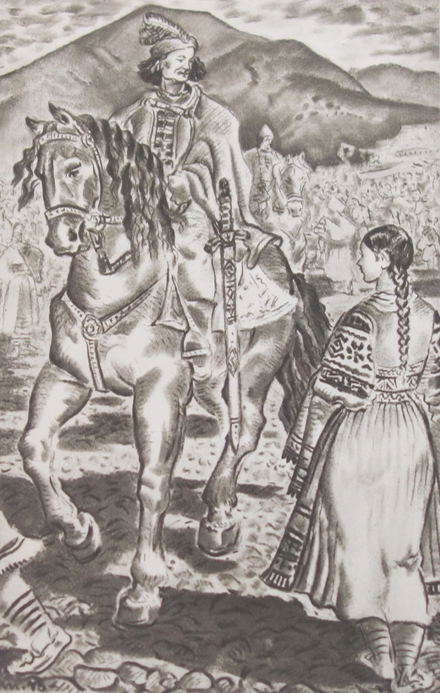 Martin Benka - Husári ( Ilustrácia ) | Aukčná spoločnosť DARTE